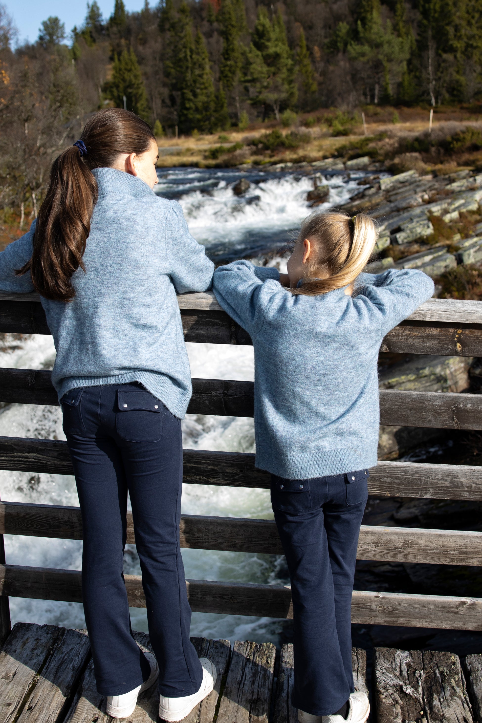 Vilje & Ve Hermine velour bukse - Light blue